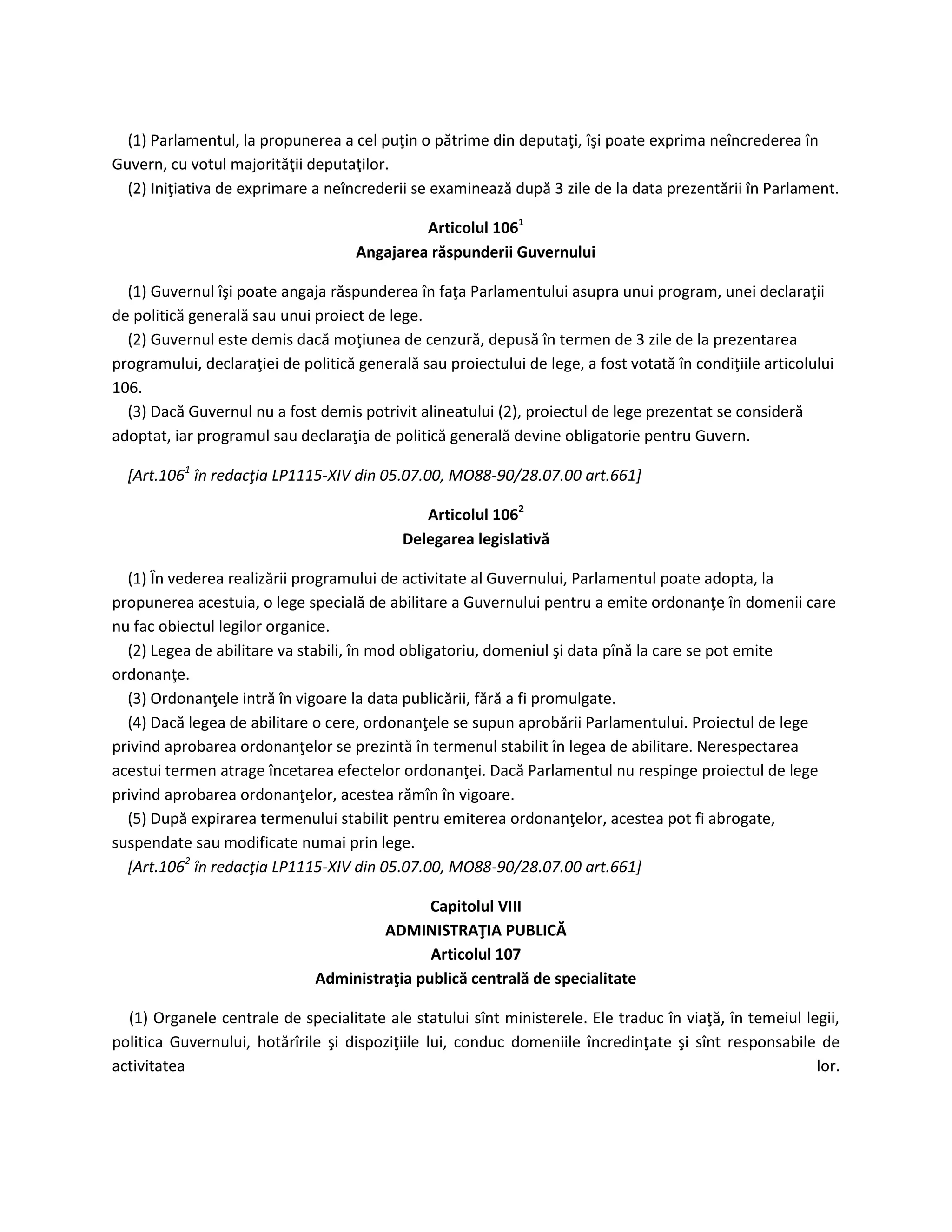 Constitutia republicii moldova | PDF