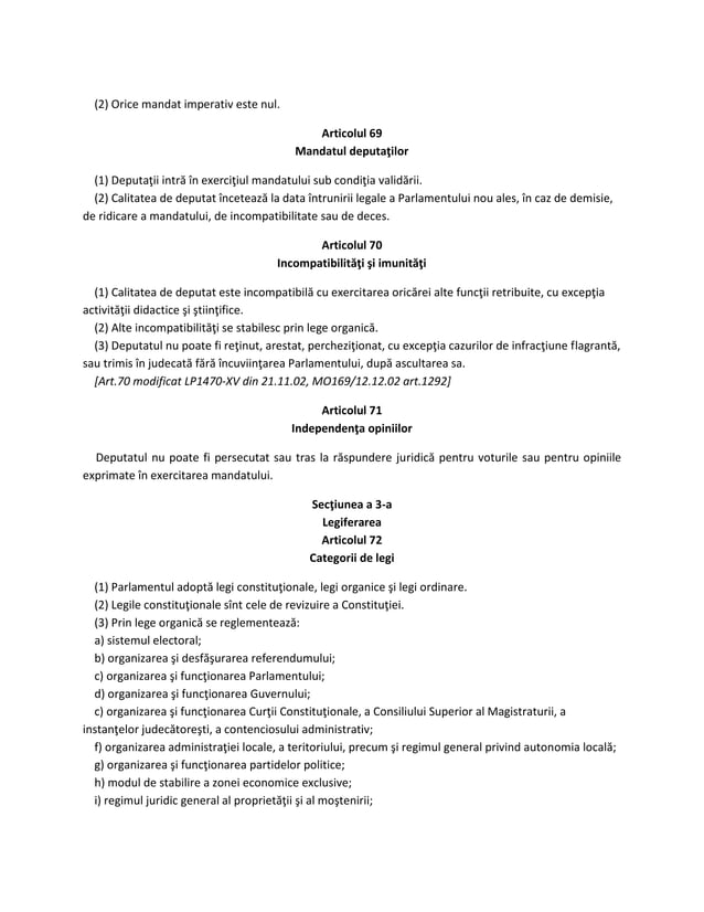 Constitutia republicii moldova | PDF