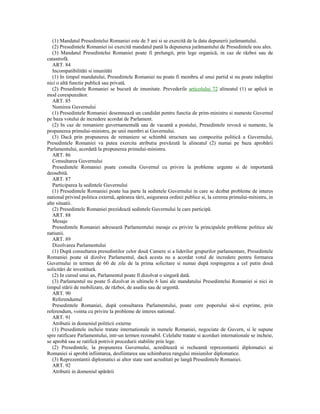 Constitutia romaniei | PDF