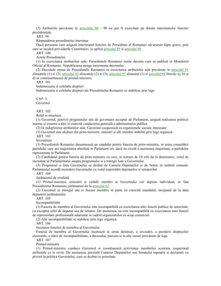 Constitutia romaniei | PDF