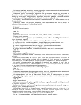 Constitutia romaniei | PDF