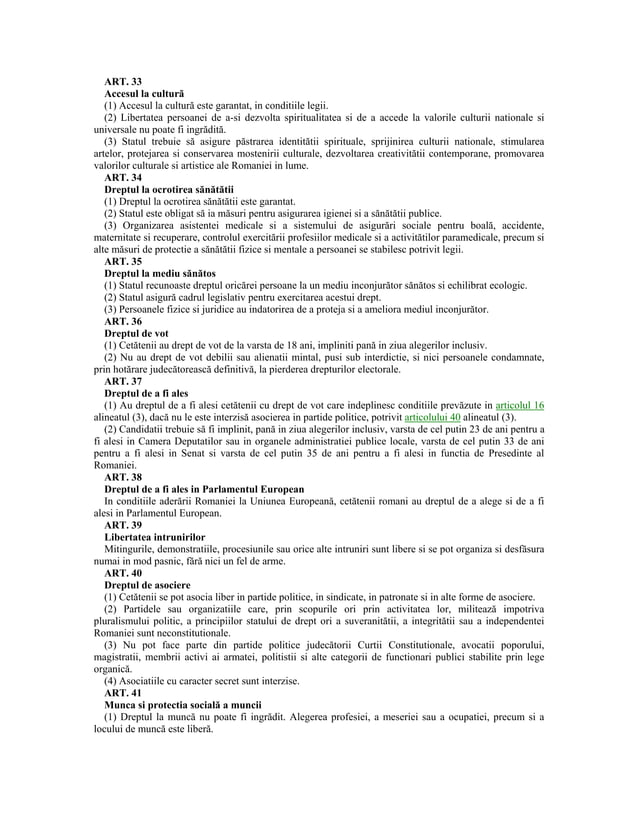 Constitutia romaniei | PDF