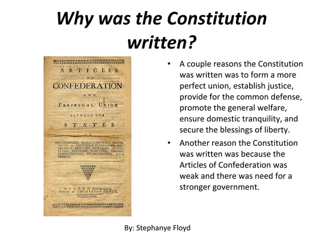 United States Constitution | PPT | Civic affairs | Politics