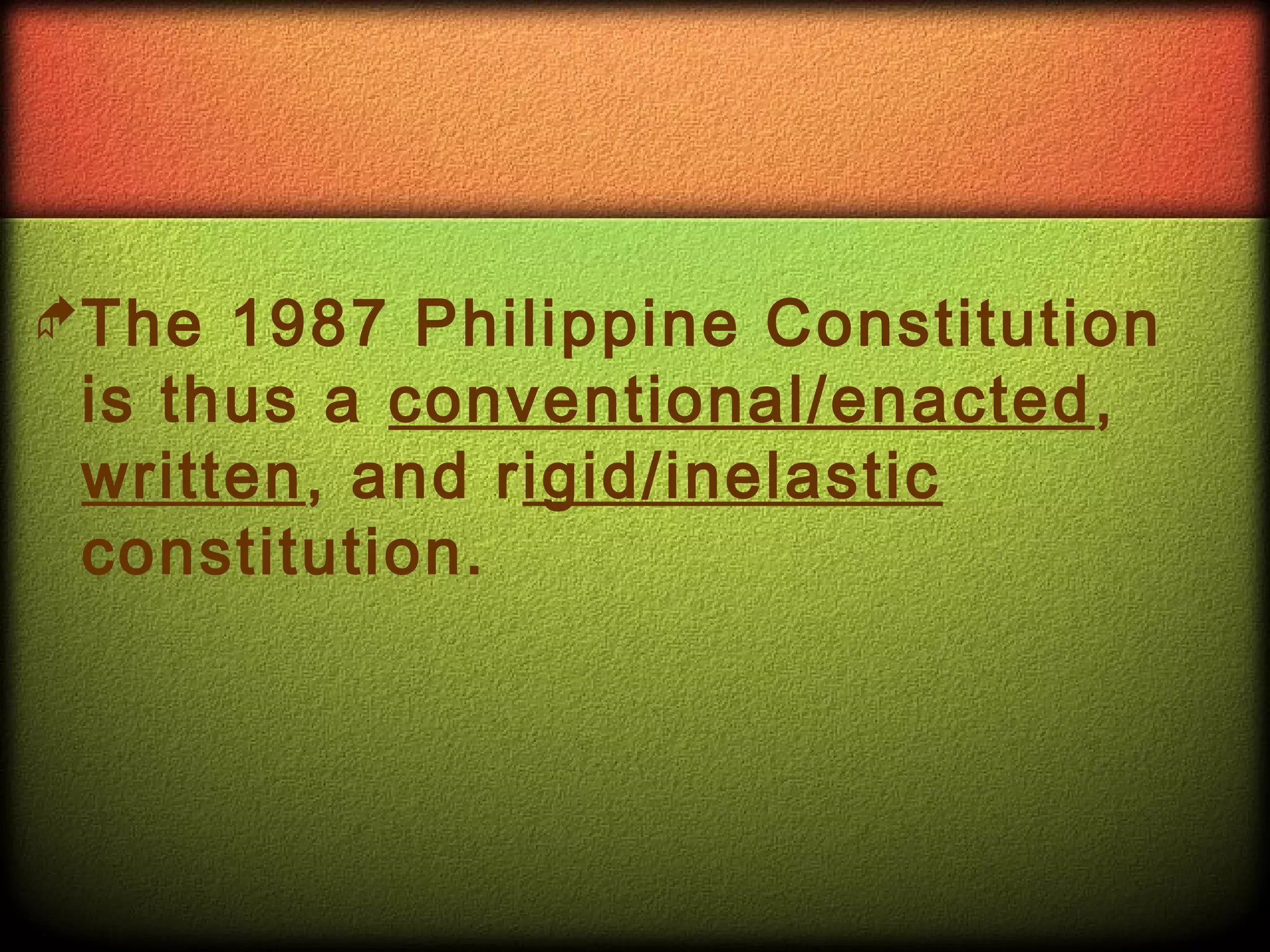 Philippine Constitution | PPT