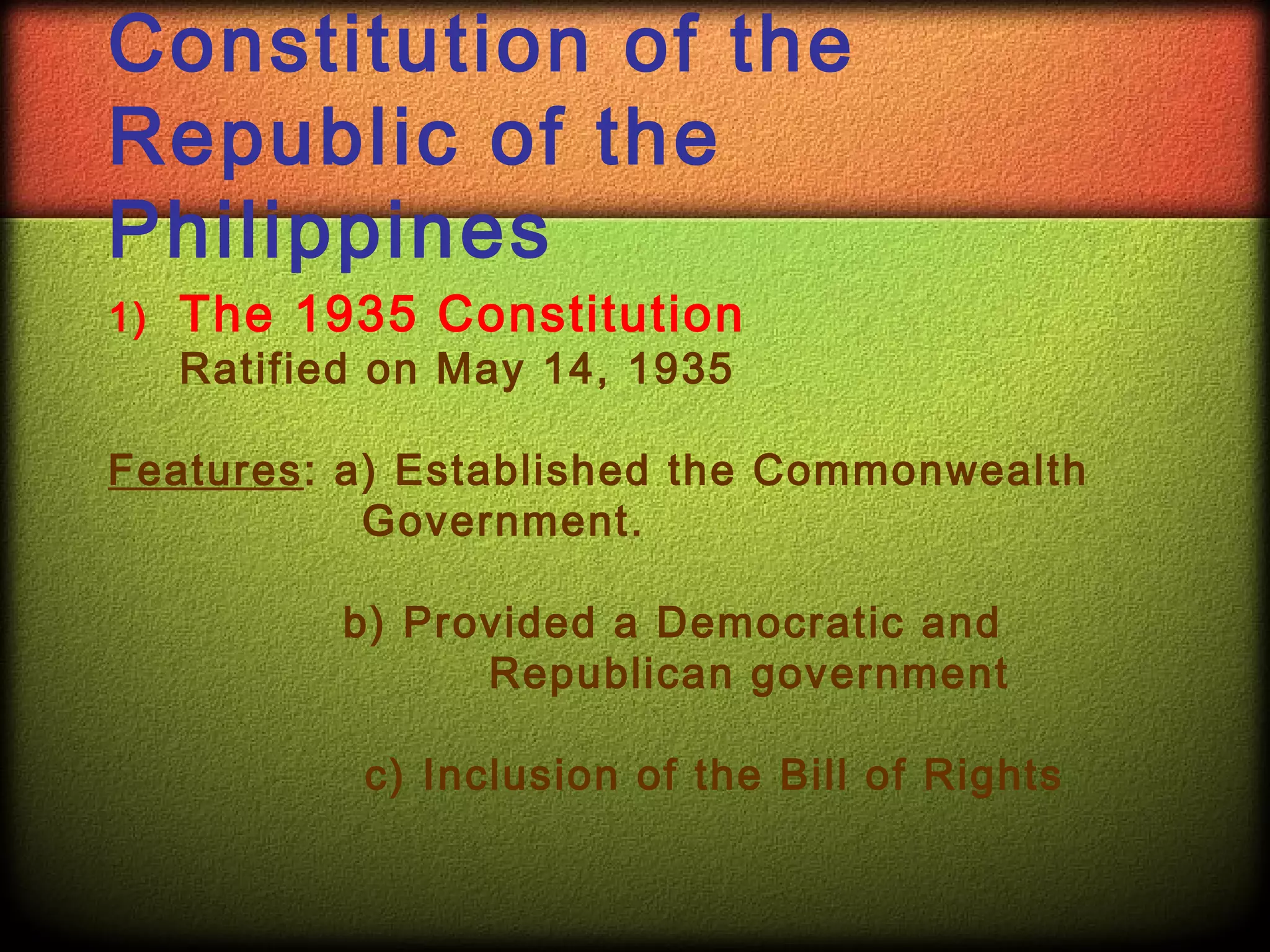 Philippine Constitution | PPT