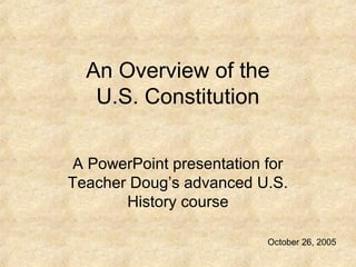 Constitution | PPT