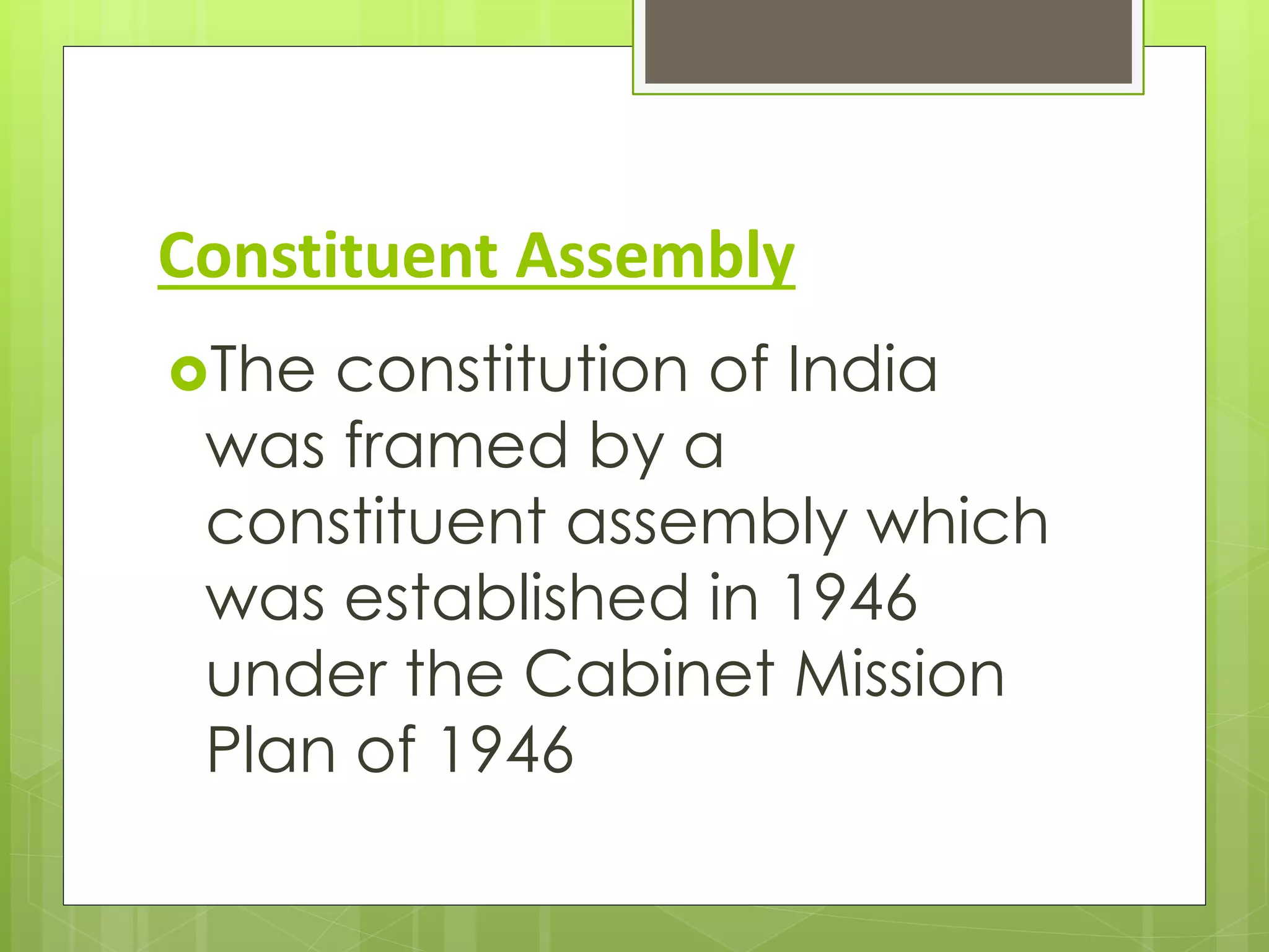 Constitution: Why and How | PPTX