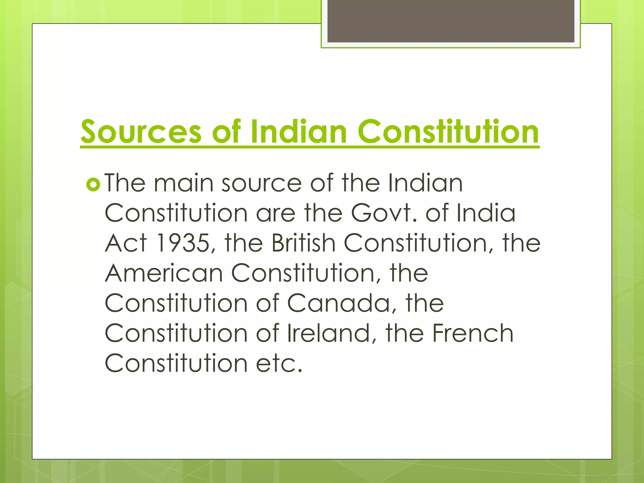 Constitution: Why and How | PPTX