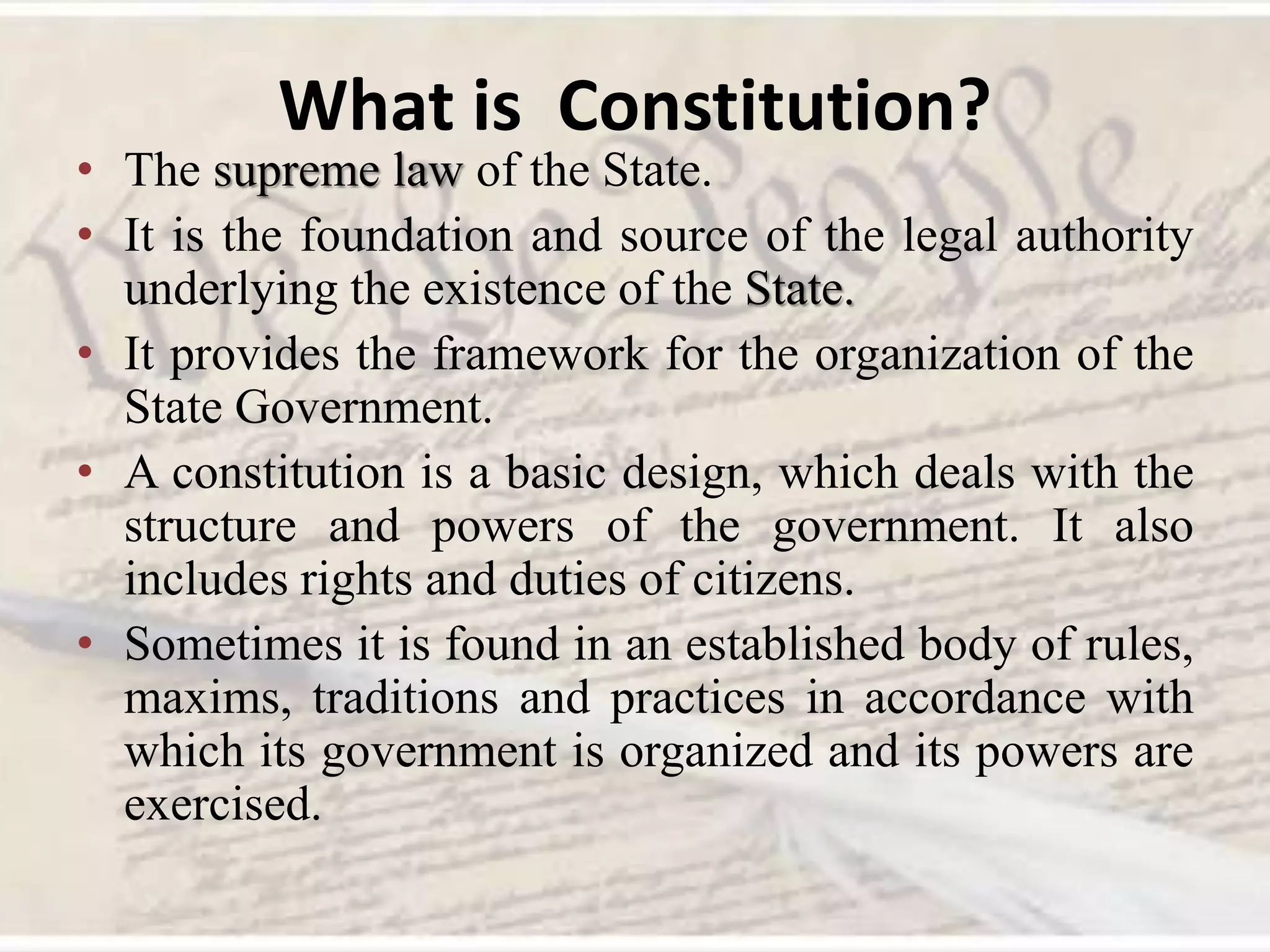 Constitution | PPTX