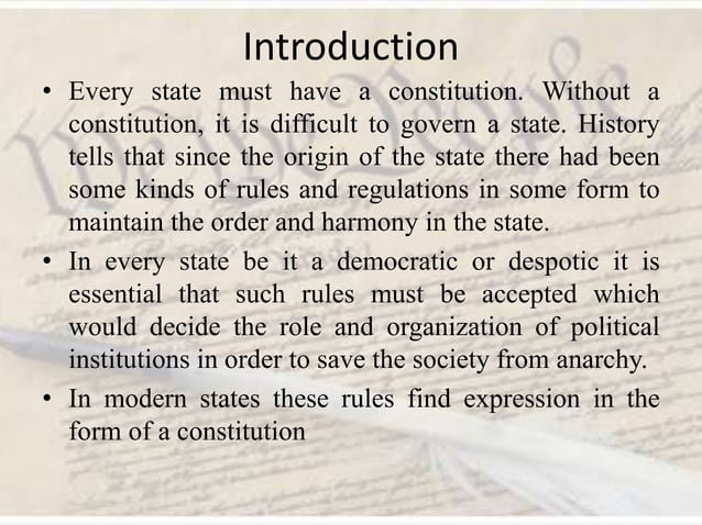 Constitution | PPTX | Civic affairs | Politics