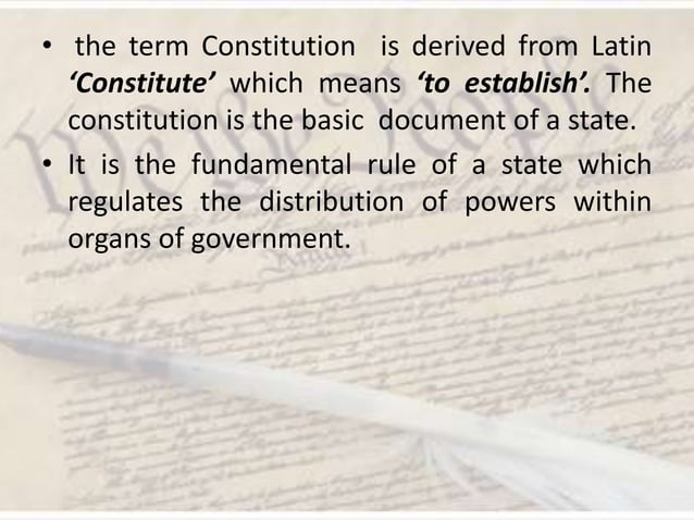 Constitution | PPTX | Civic affairs | Politics