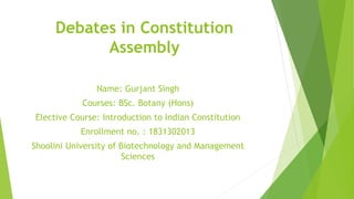 Debates In Constituent Assembly: Seven Key Debates in India Constituent ...