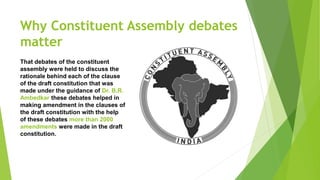 Debates In Constituent Assembly: Seven Key Debates in India Constituent ...