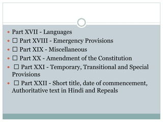 constitution presentation in detail information | PPTX