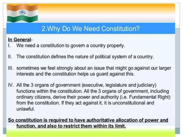 constitution presentation in detail information | PPT