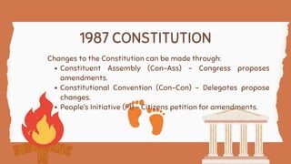 Constitution in the Philippines presentation | PDF