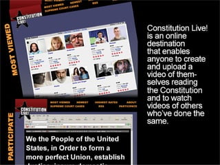 Constitution Live! - the presentation | PDF