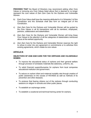 Constitution zam zam care | DOC