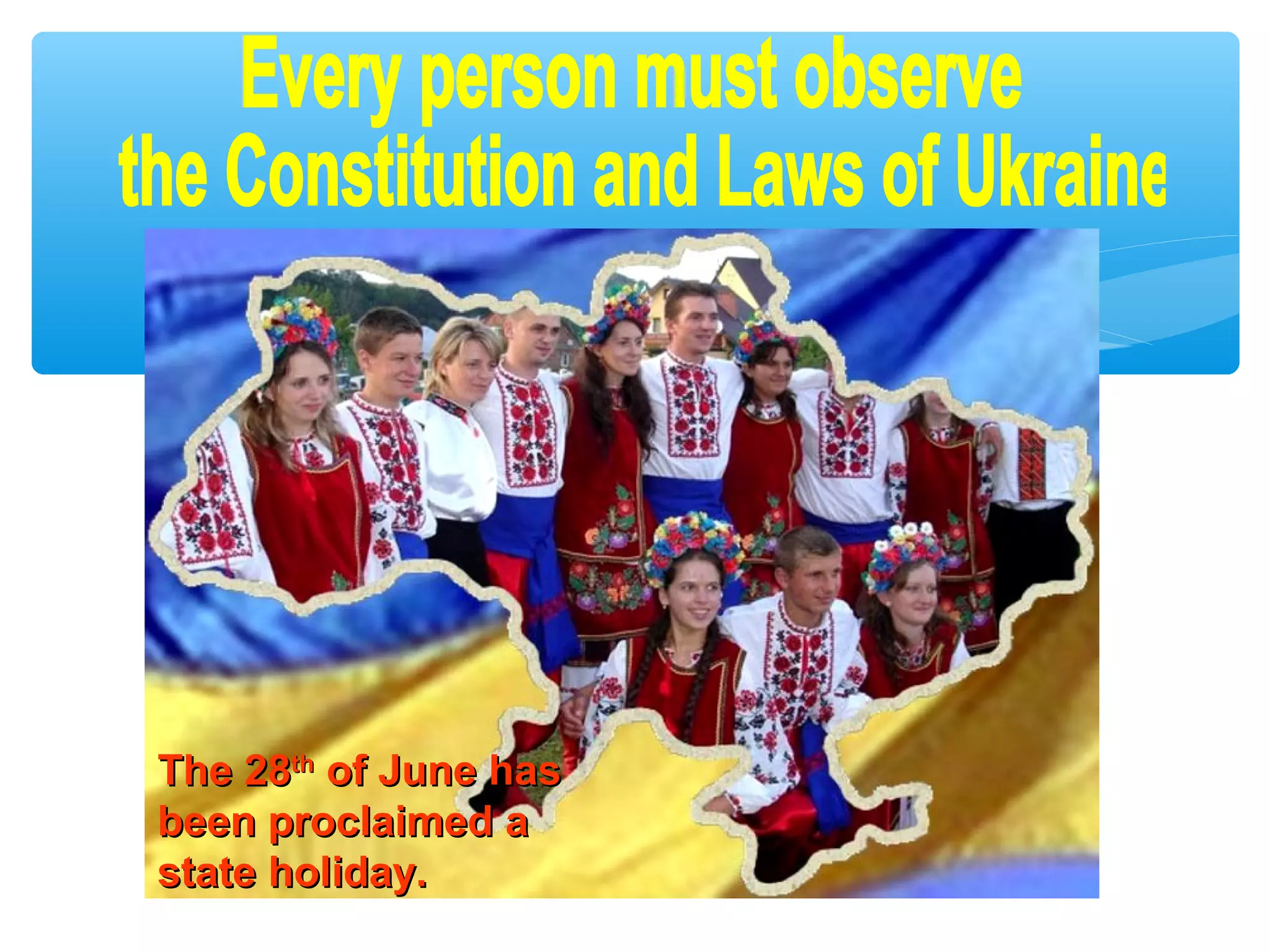 The Constitution of Ukraine | PPT