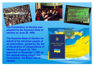 The Constitution of Ukraine | PPT