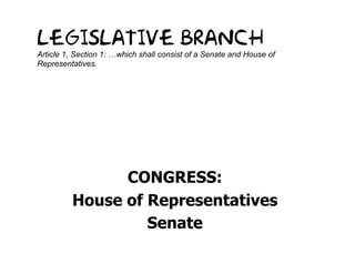 Constitution 2010 Student Handout | PPT