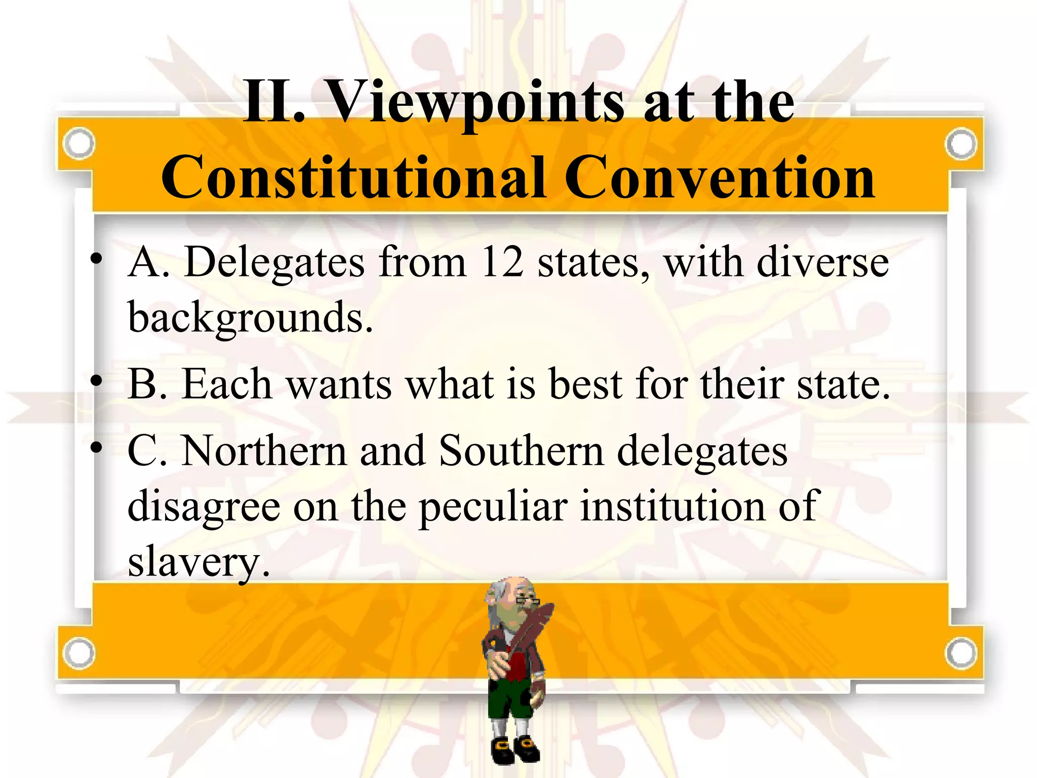 Constitutional Convention - Slavery | PPT