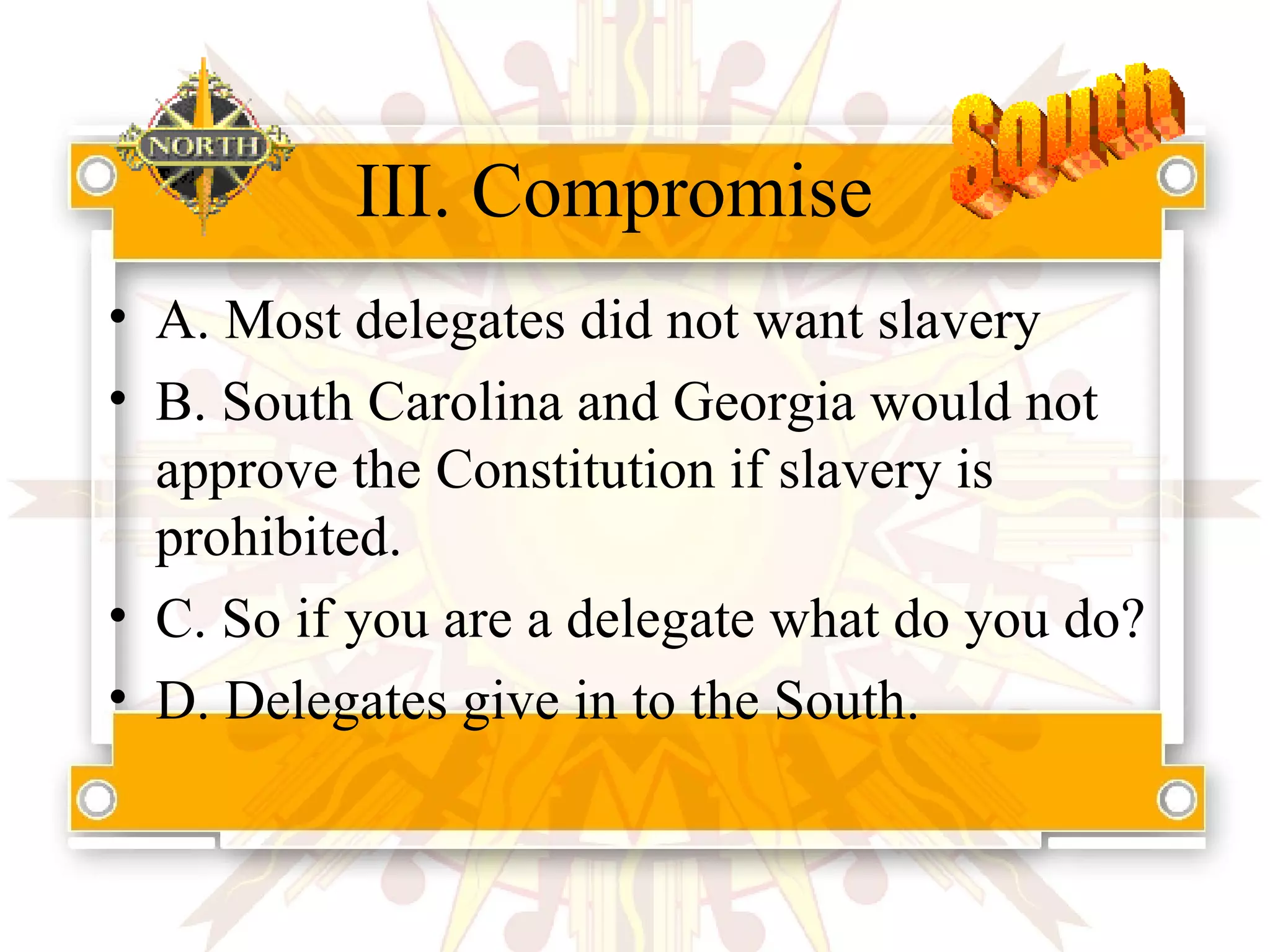 Constitutional Convention - Slavery | PPT