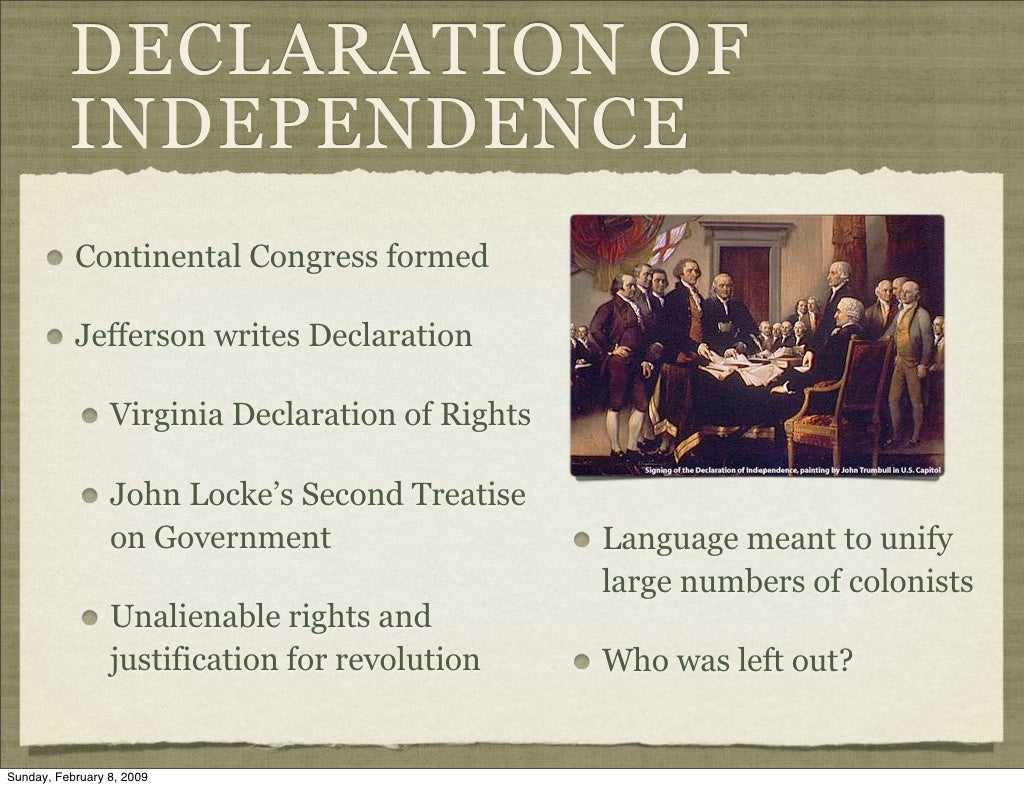 Constitutional Foundations--History