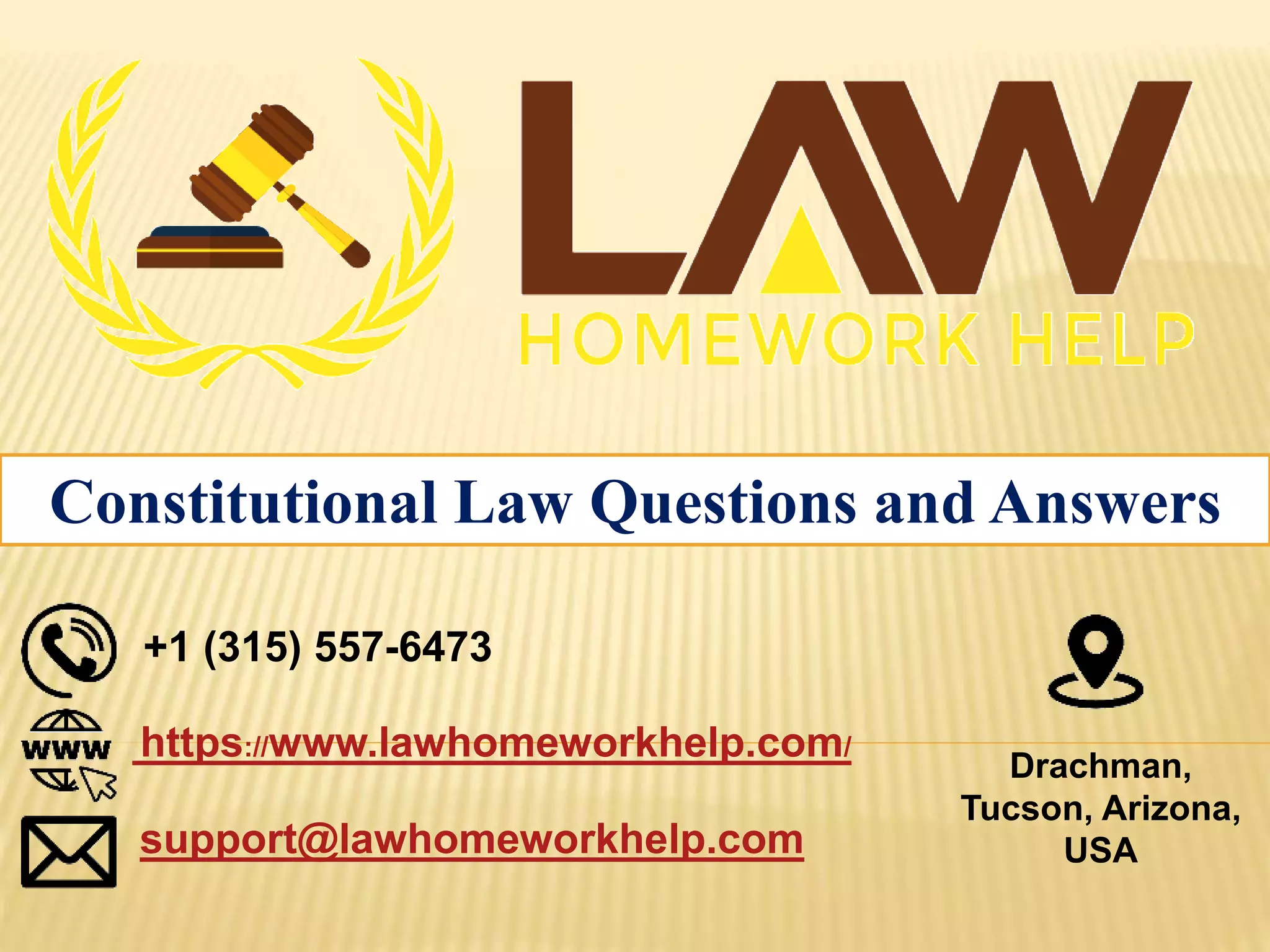 Questions and Answers of Constitutional | PPT