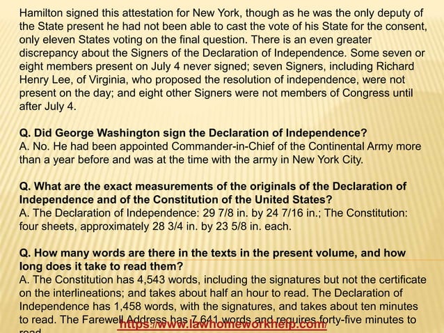 Questions and Answers of Constitutional | PPT