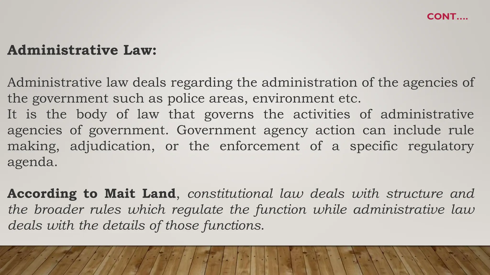 "CONSTITUTIONAL AND ADMINISTRATIVE LAWS" | PPTX