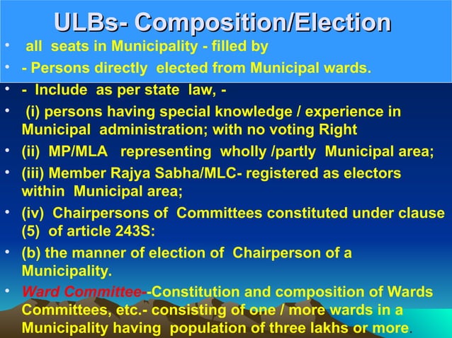 74 th CONSTITUTIONAL AMENDMENT ACT-1992.ppt | Economy | Business and ...