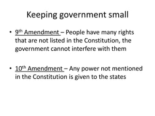 9th Amendment Definition