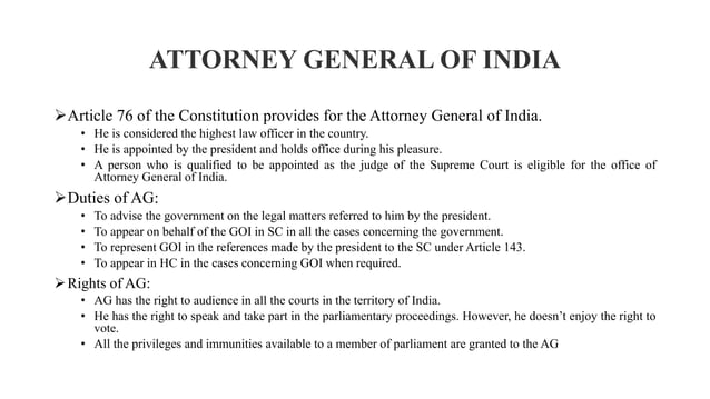 Constitutional bodies | PPTX