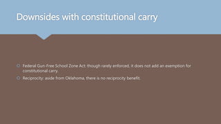 Constitutional carry explained | PPTX