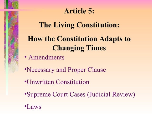 Constitutional Change | PPT | Law