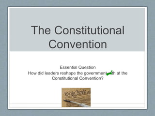 Constitutional convention | PPT