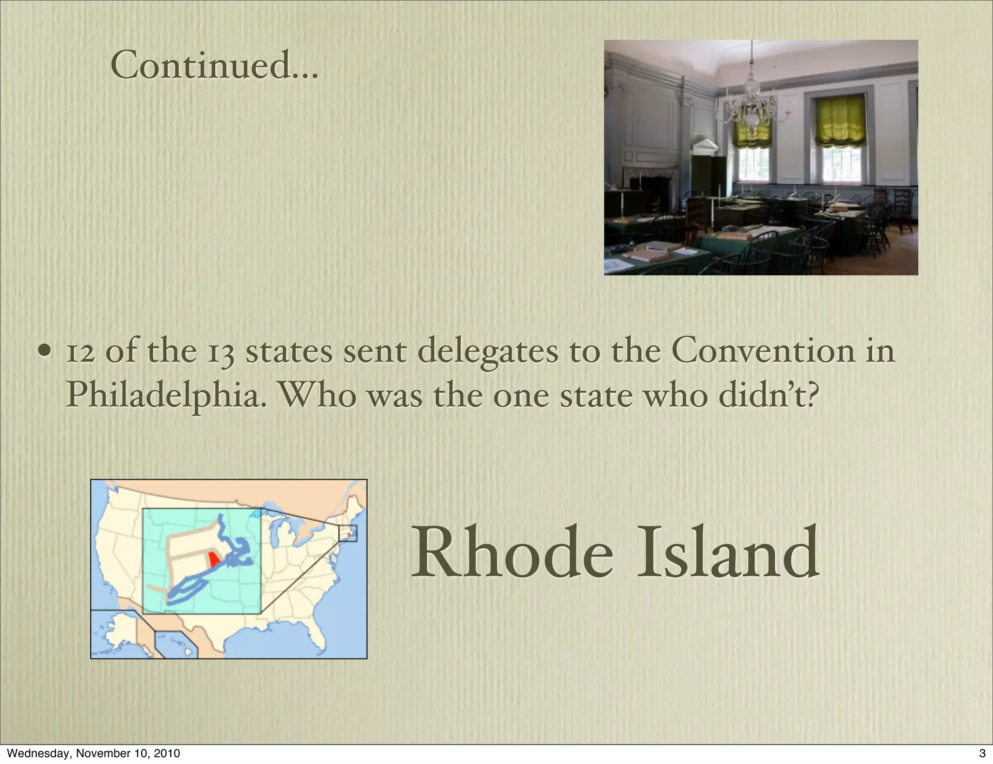 Constitutional Convention | PDF