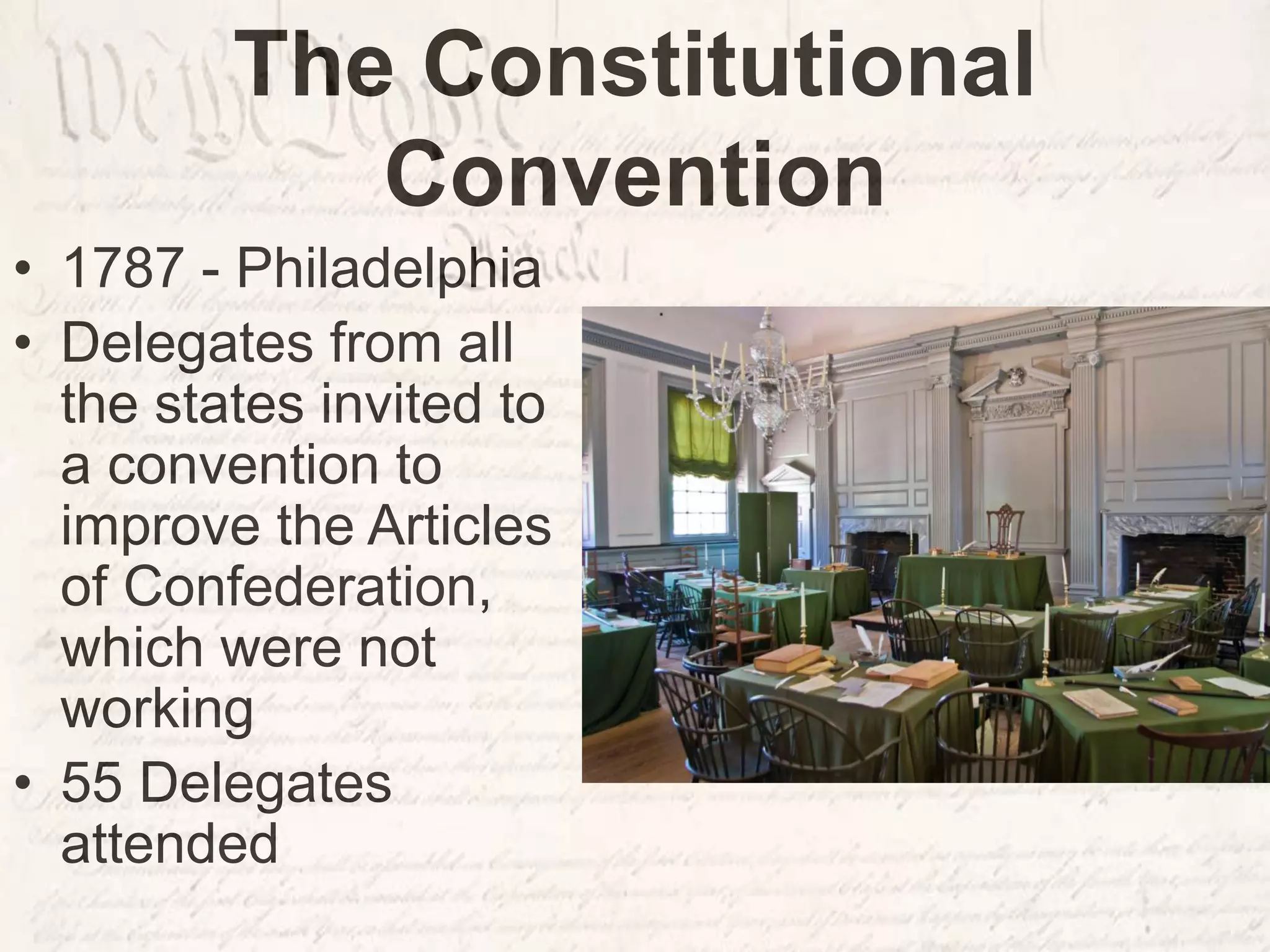 Constitutional convention ppt | PPTX