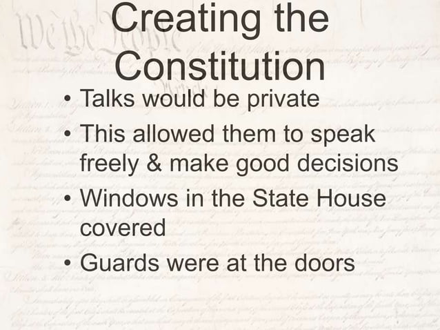 Constitutional convention ppt | PPTX