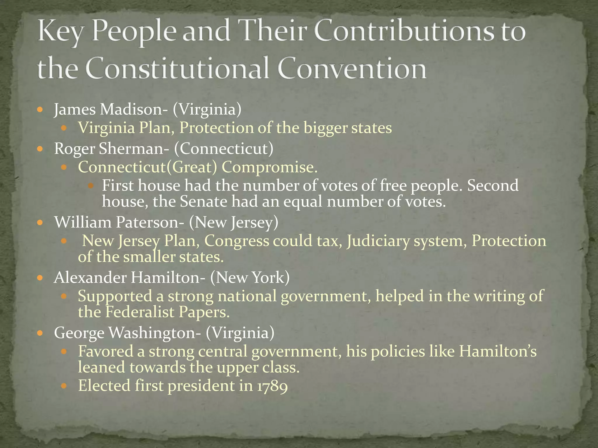 Constitutional Convention Project | PPTX