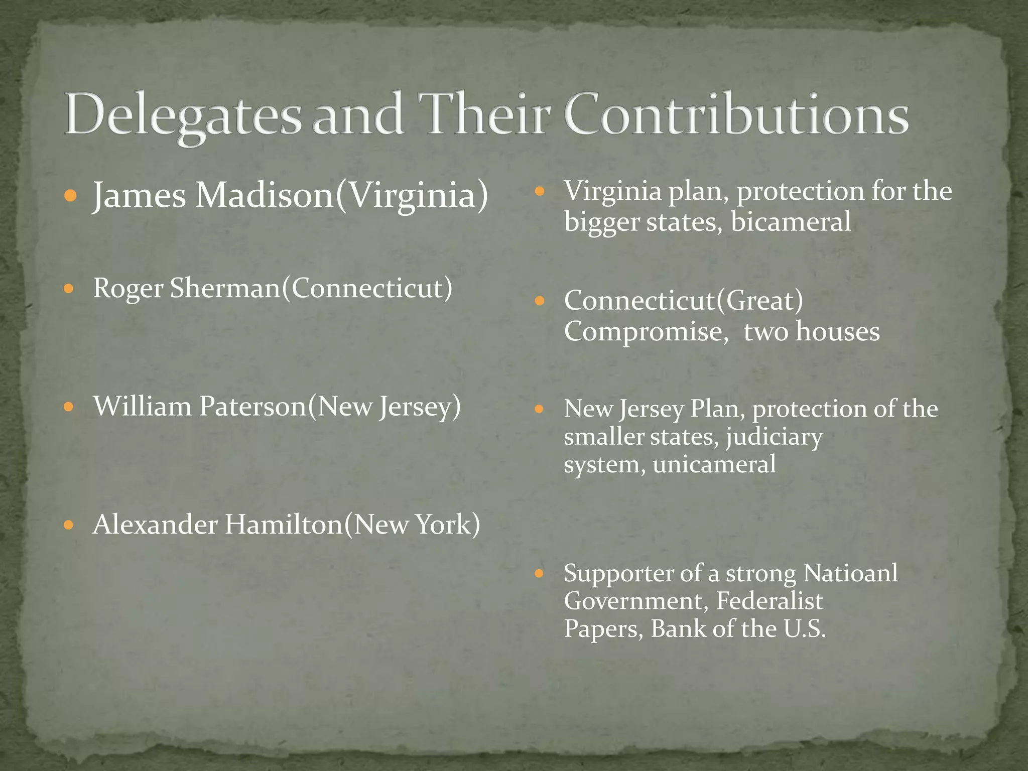 Constitutional Convention Project | PPTX