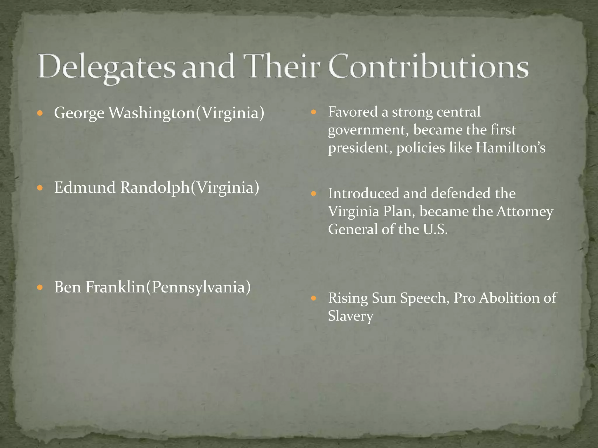 Constitutional Convention Project | PPTX