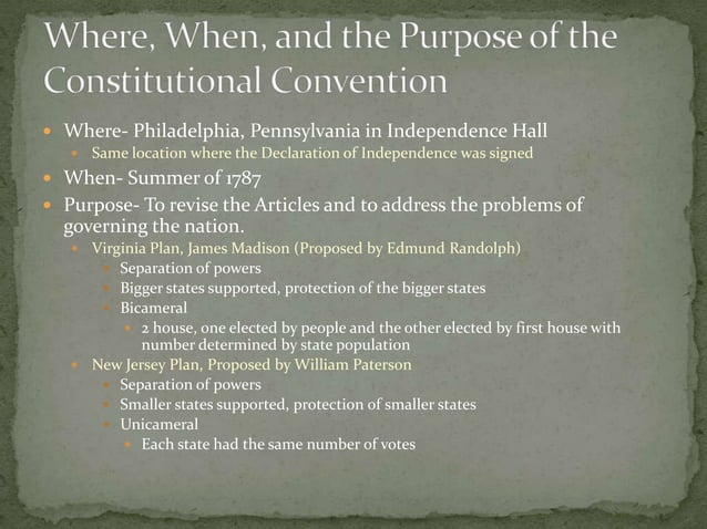 Constitutional Convention Project | PPTX