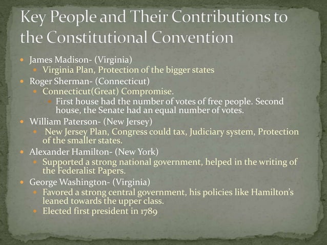 Constitutional Convention Project | PPTX