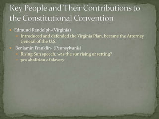 Constitutional Convention Project | PPTX
