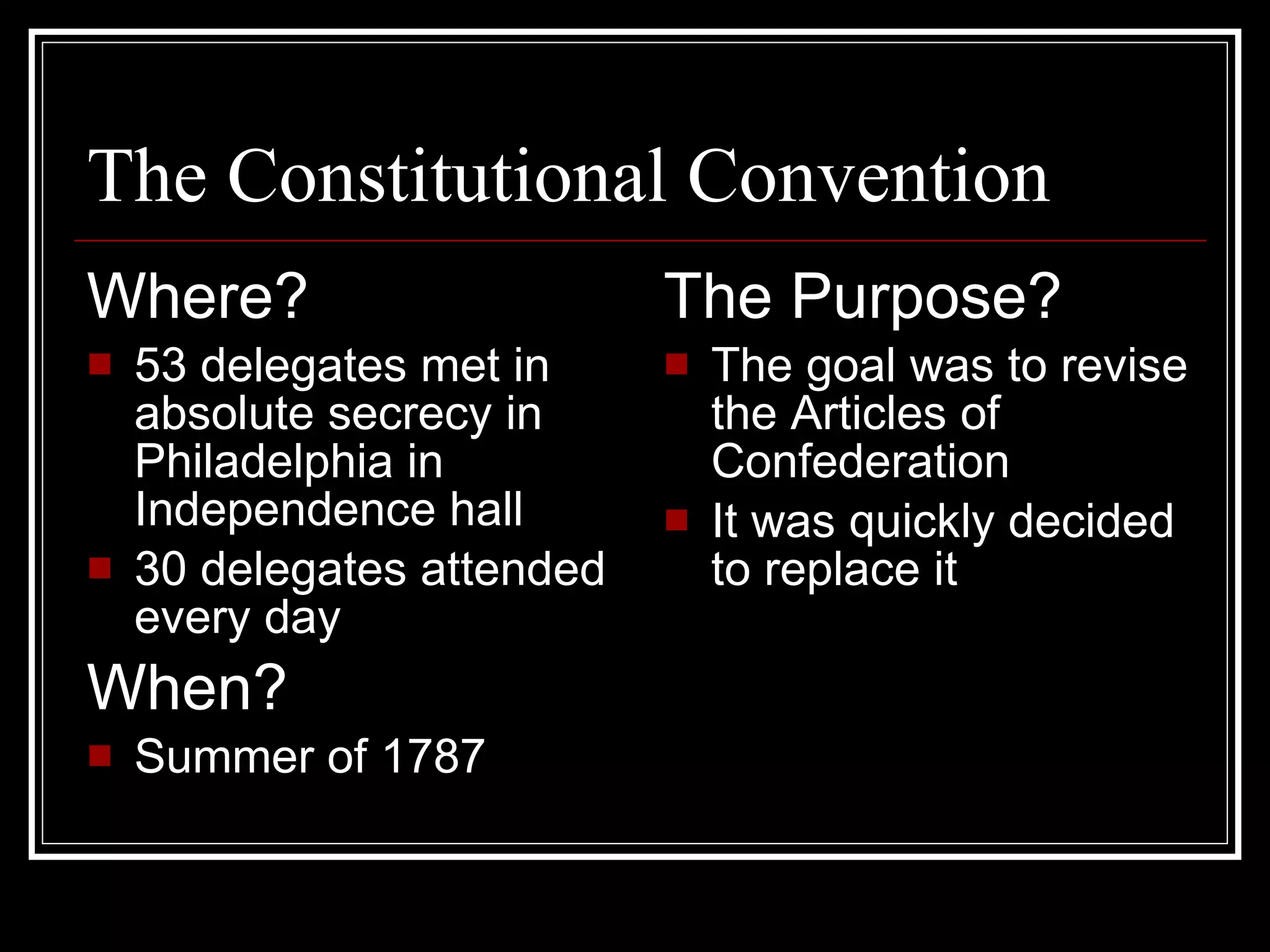 Constitutional Convention Powerpoint | PPT