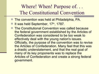 Constitutional Convention Project | PPT