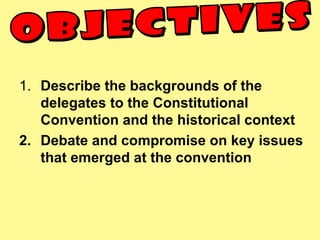Constitutional Convention Simulation | PPT