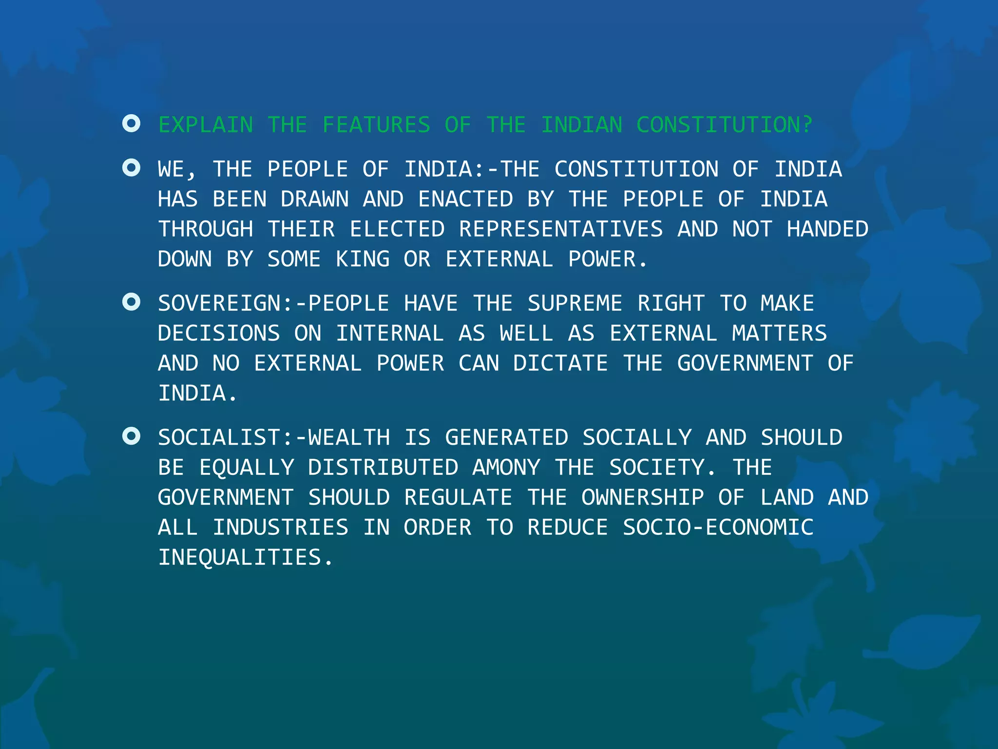 Constitutional design | PPTX